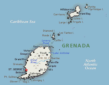 Grenada Map - Grenada