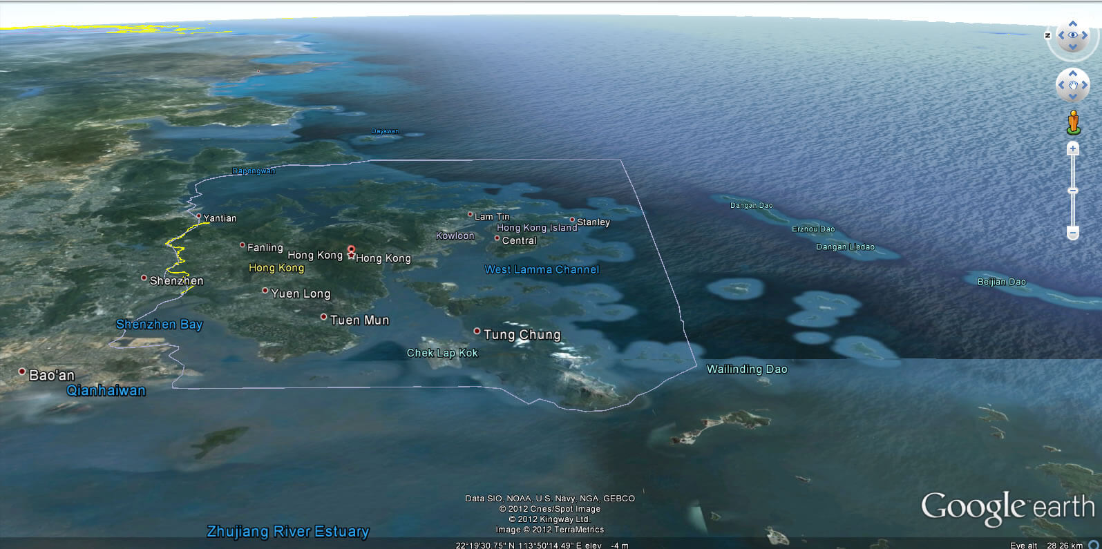 Hong Kong Map - Hong Kong