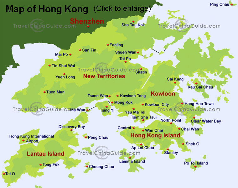 Hong Kong Map - Hong Kong Hong Kong Map - Hong Kong
