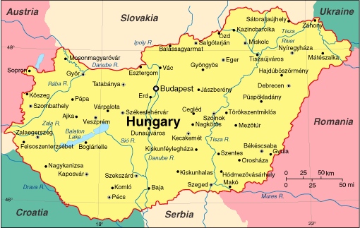 Budapest Map and Budapest Satellite Images