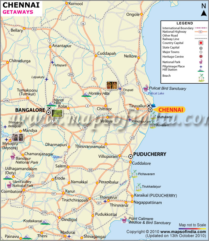 Chennai Map - India