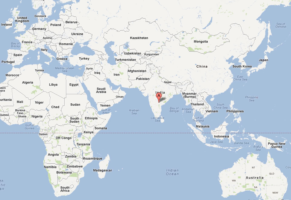 Hyderabad Map - India