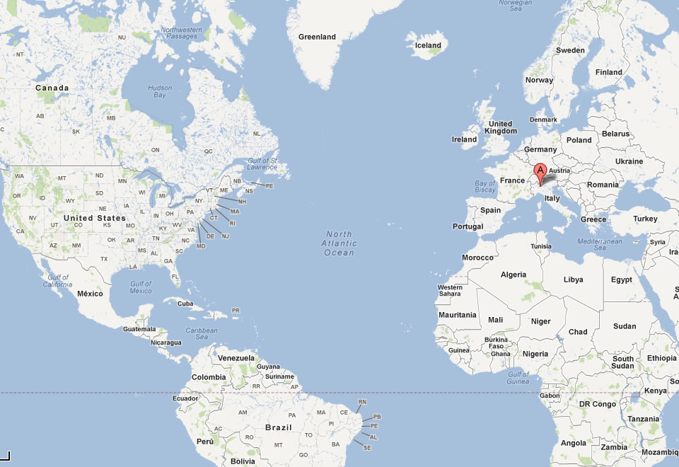 Milano Map and Milano Satellite Image