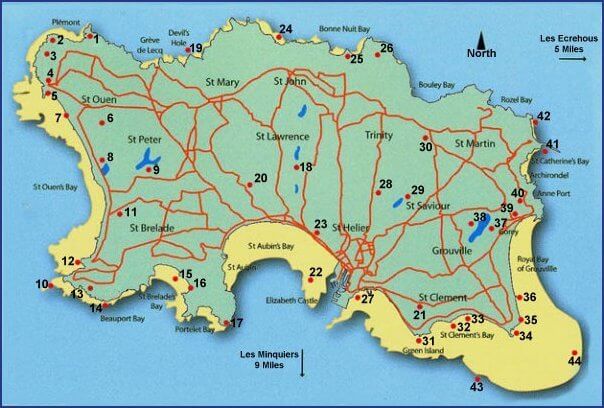 Jersey Map - Jersey