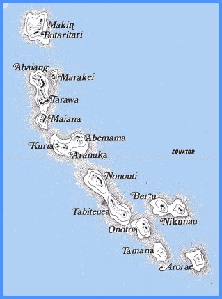 Kiribati Map - Kiribati