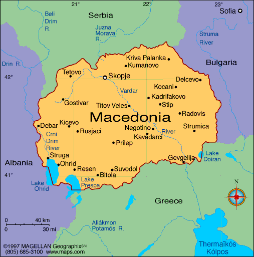 Macedonia Map - Macedonia