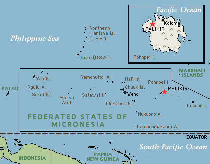 Micronesia Map - Micronesia
