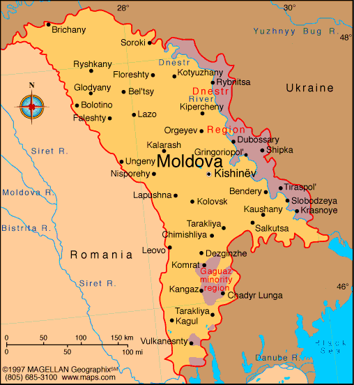 Tighina Map and Tighina Satellite Images
