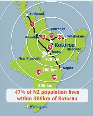 Rotorua Map and Rotorua Satellite Images