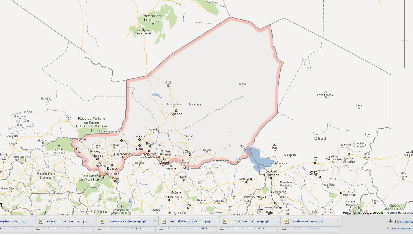 Niger Map - Niger