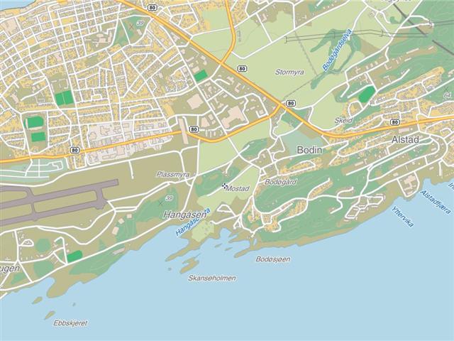 Bodo Map and Bodo Satellite Images