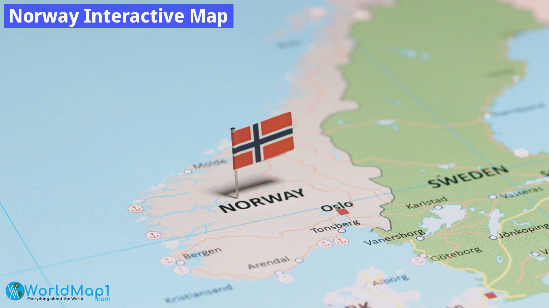 High Detailed Norway Map