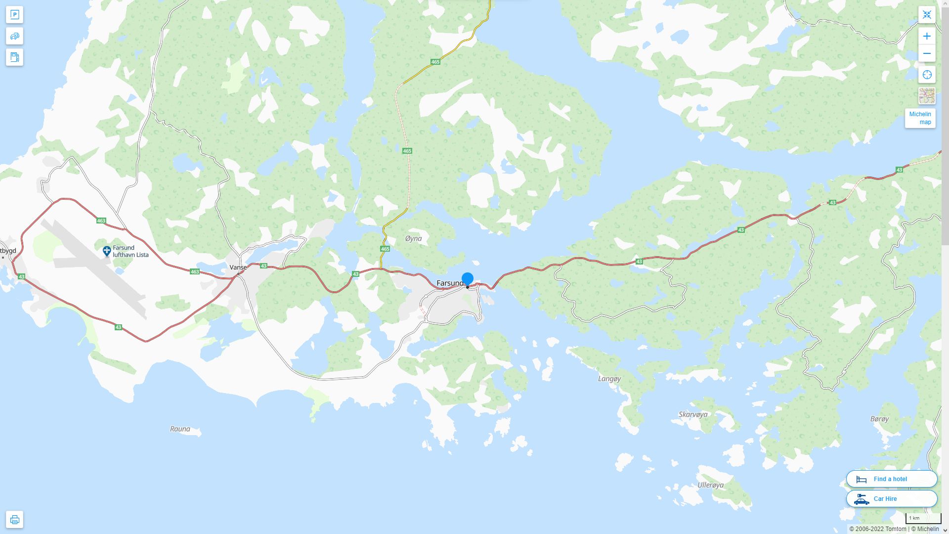 Farsund Map and Farsund Satellite Image