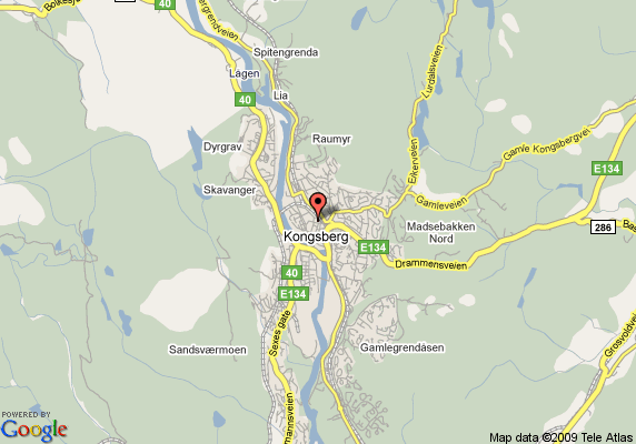 Kongsberg Map and Kongsberg Satellite Images