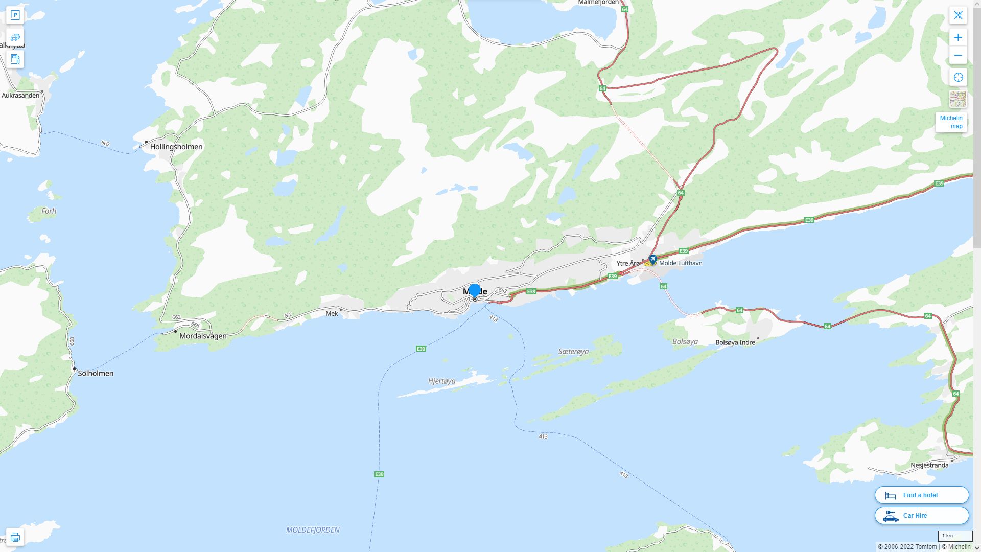 Molde Map - Norway