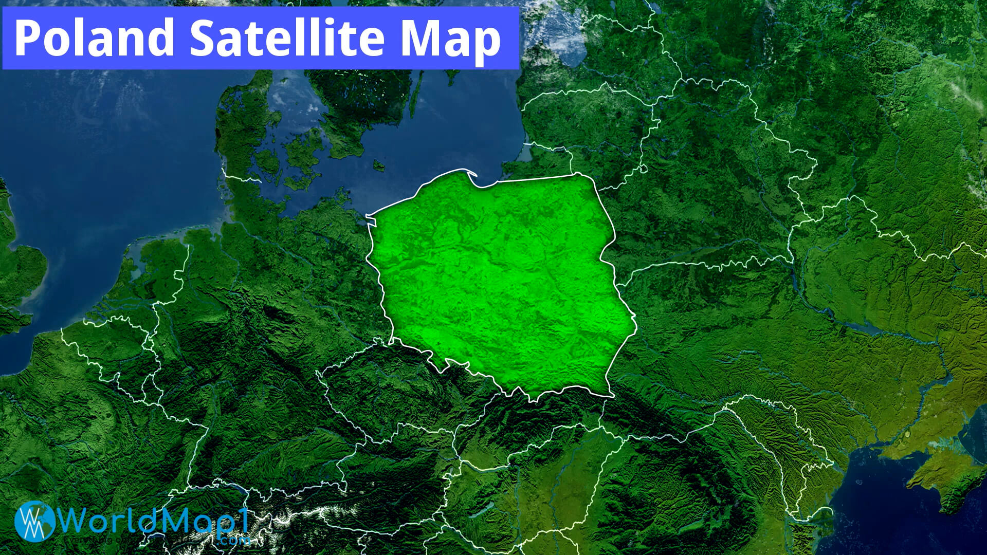 High Detailed Poland Map