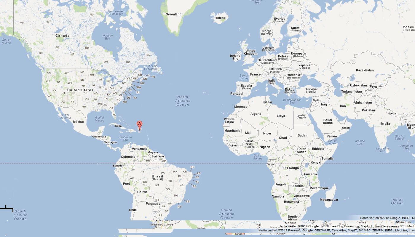 Puerto Rico Map and Puerto Rico Satellite Images