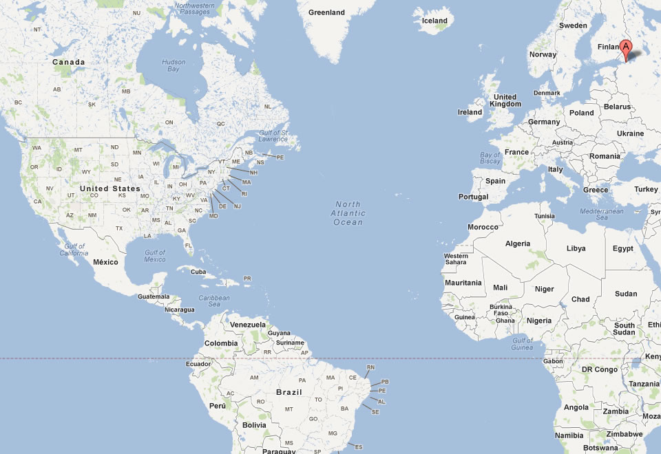 St. Petersburg Map - Russia