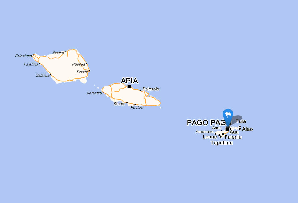 Apia Map - Samoa