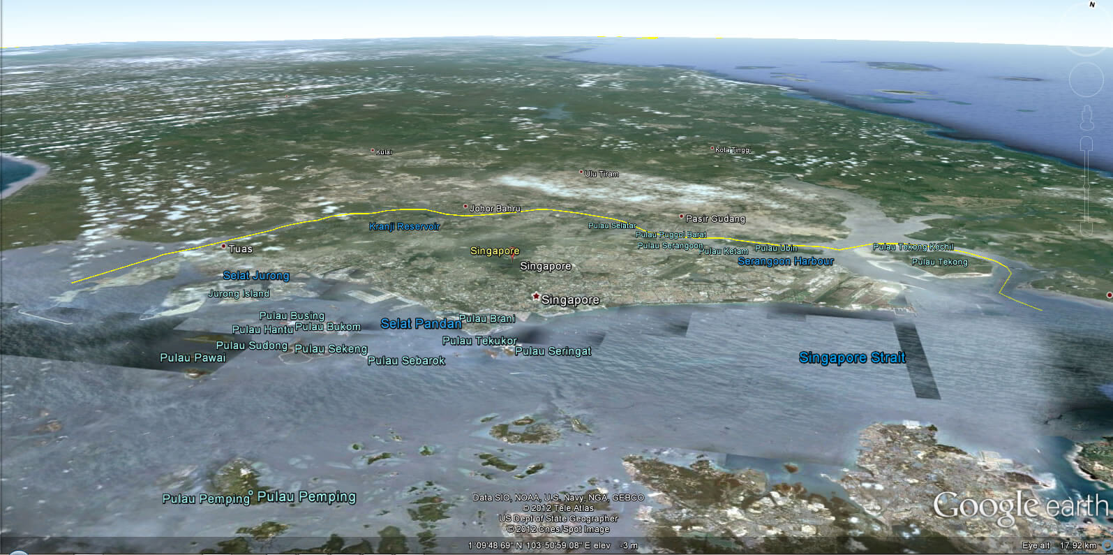 Singapore Map - Singapore