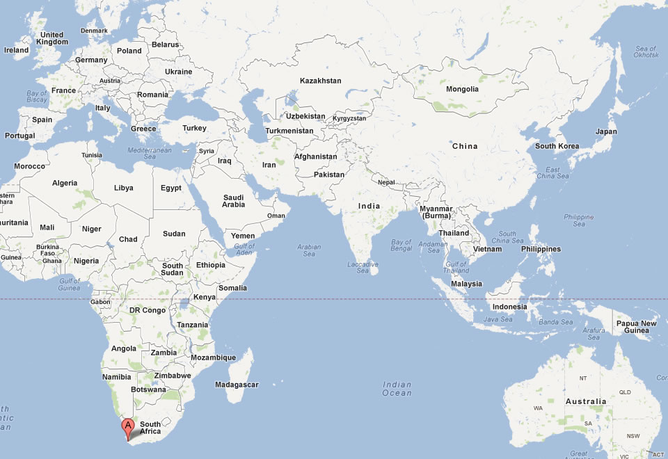 Cape Town Map and Cape Town Satellite Image