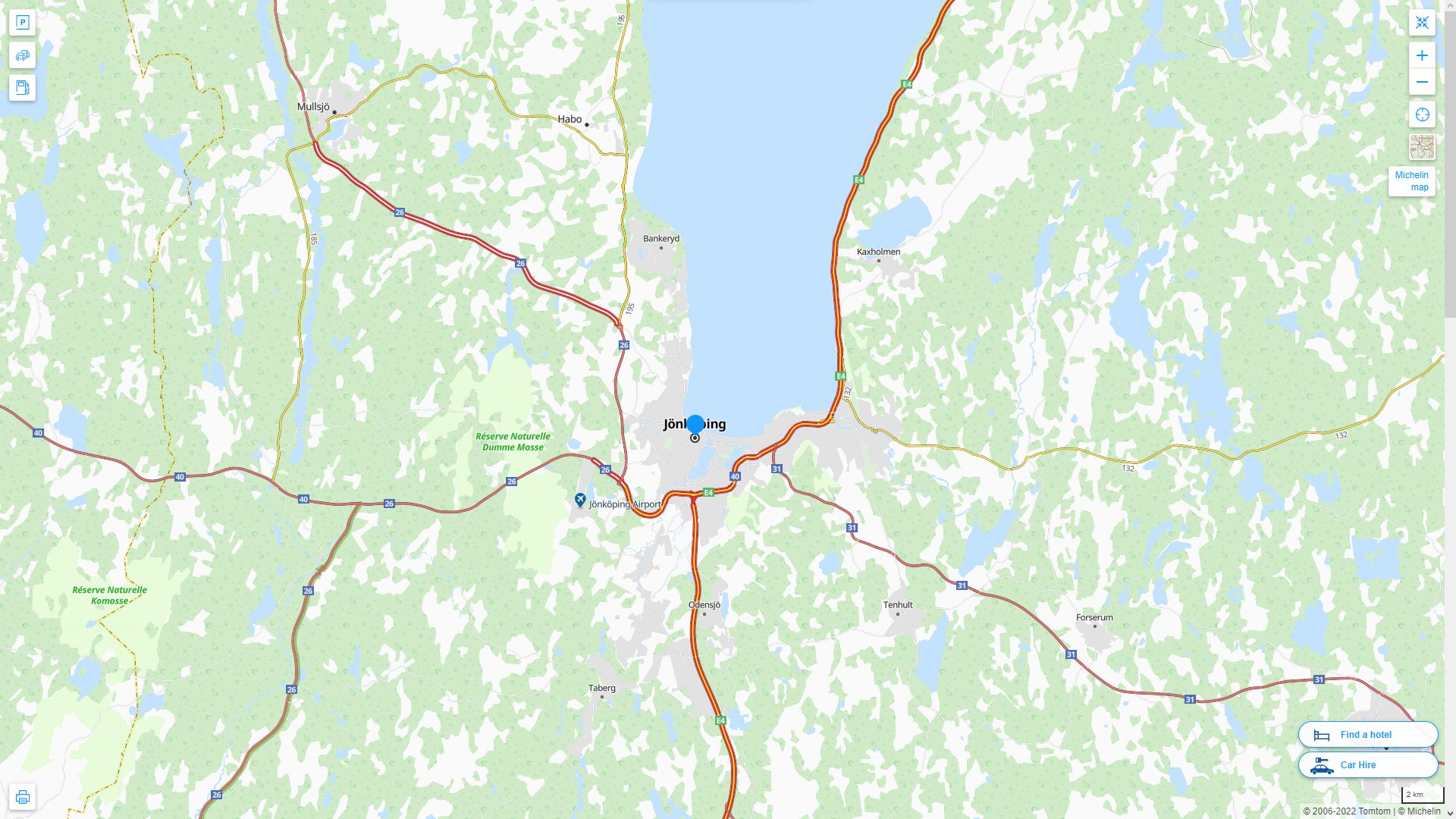 Jonkopin Map - Sweden
