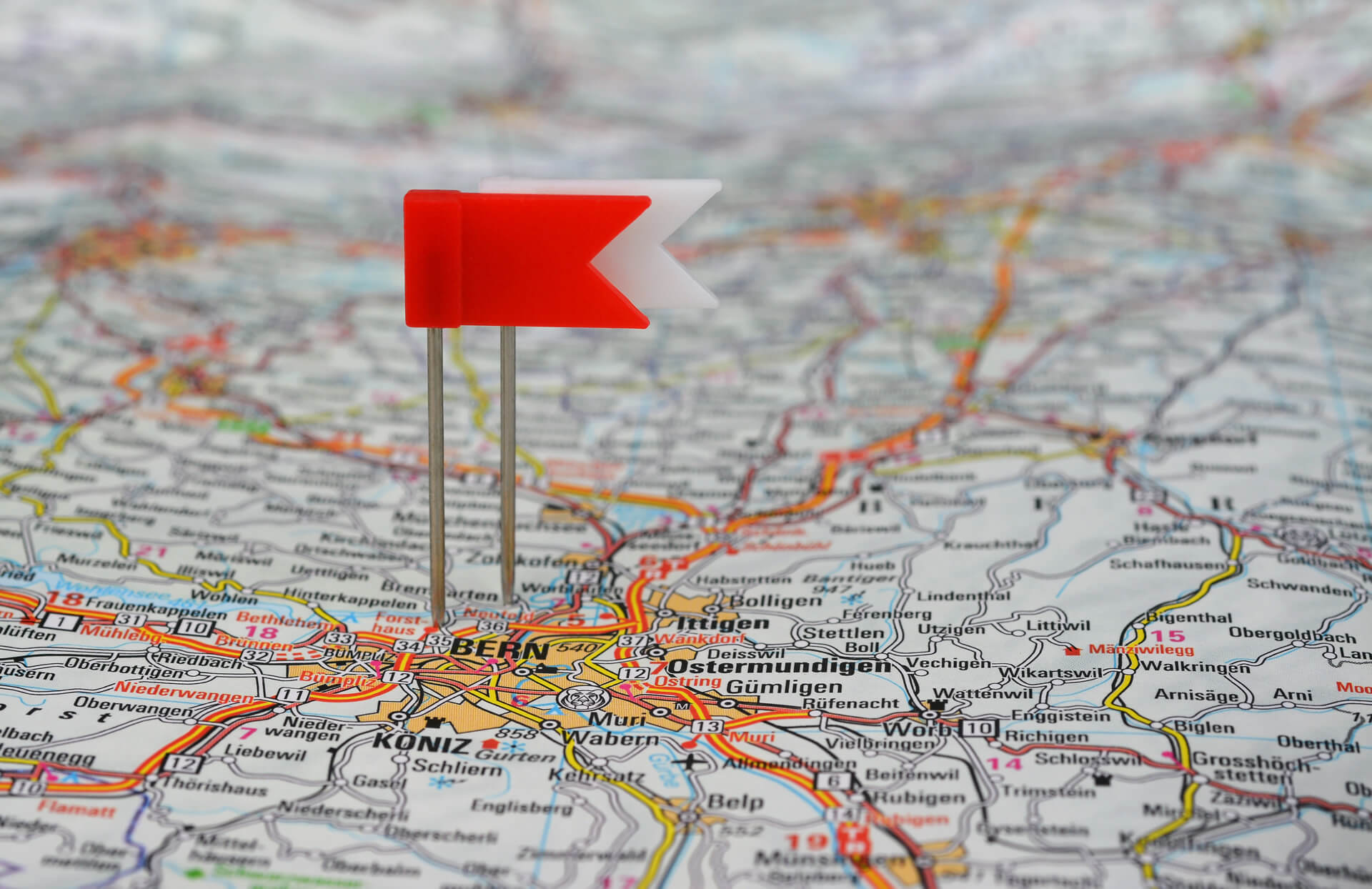 Bern Map and Bern Satellite Images