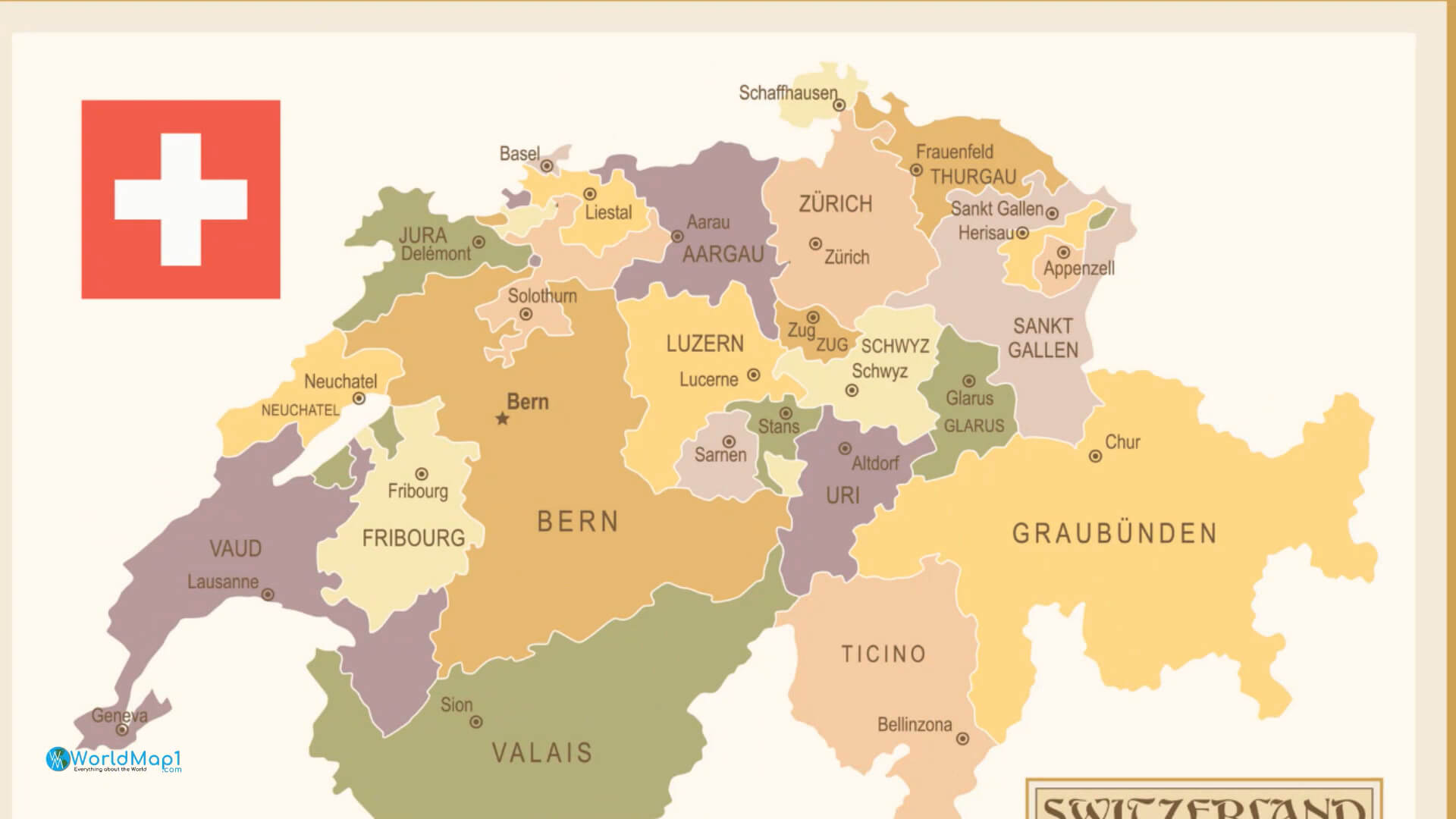 A Collection of Switzerland Maps