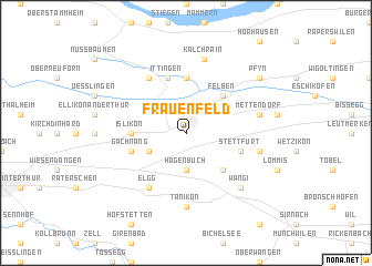 Frauenfeld Map and Frauenfeld Satellite Images