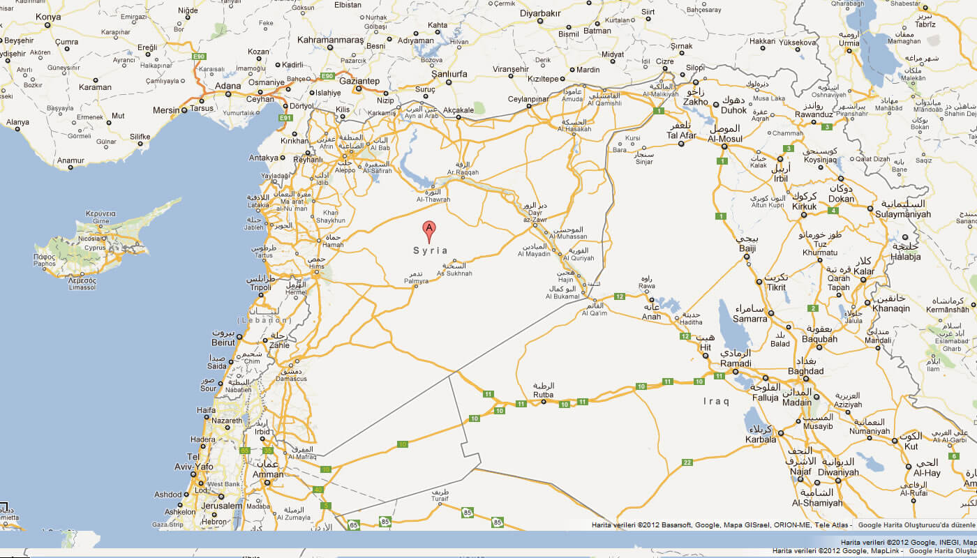 Syria Map and Syria Satellite Images