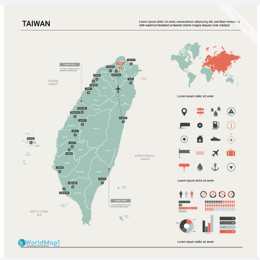 A Collection of Taiwan Maps