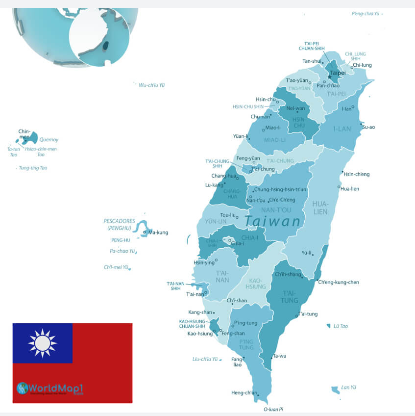 A Collection of Taiwan Maps