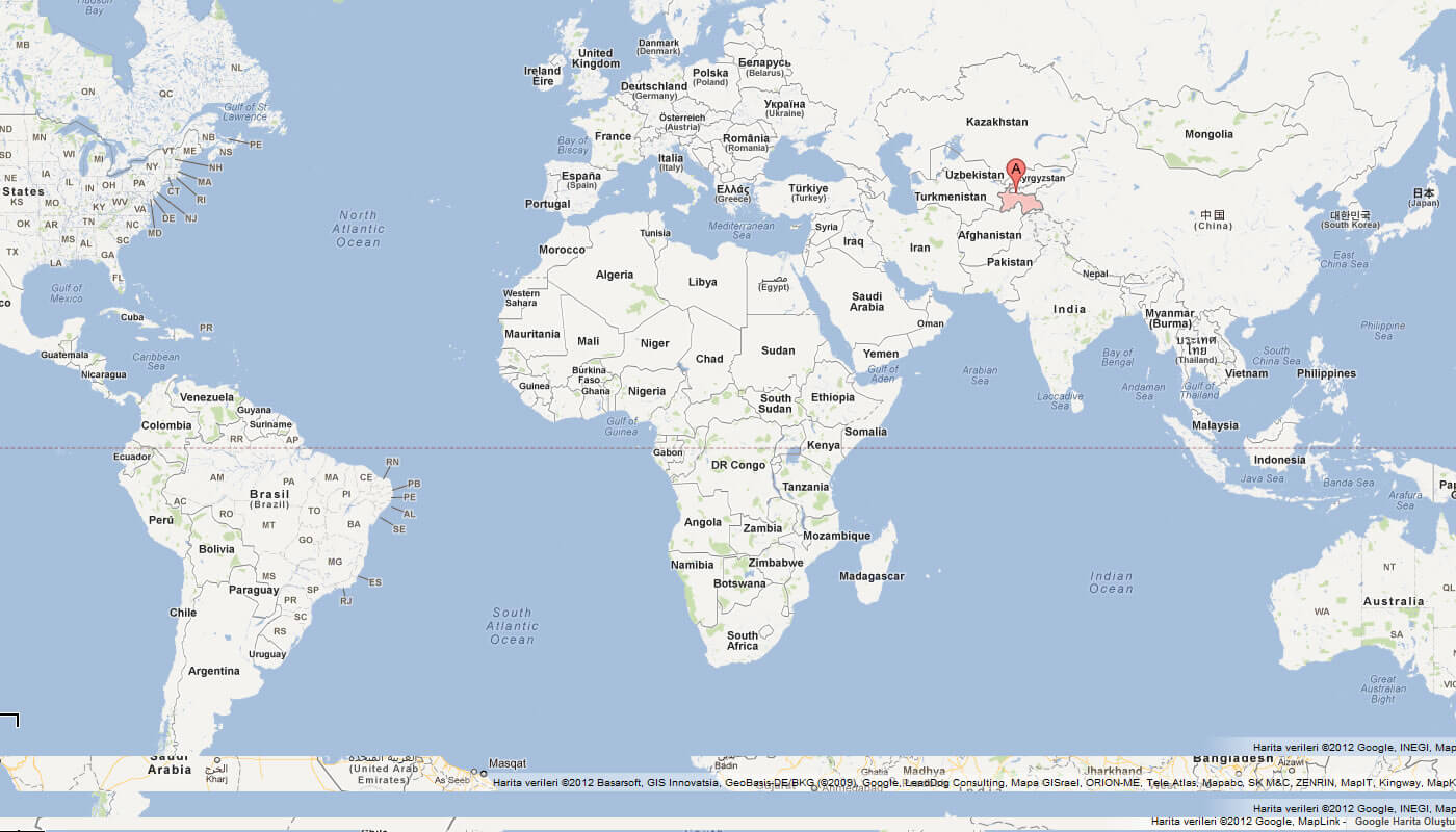 Tajikistan Map and Tajikistan Satellite Images