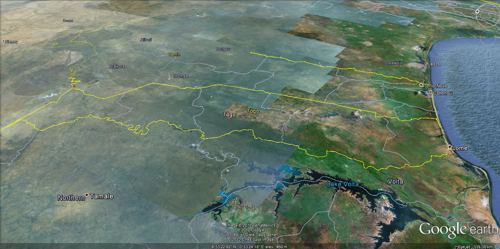 Togo Map - Togo