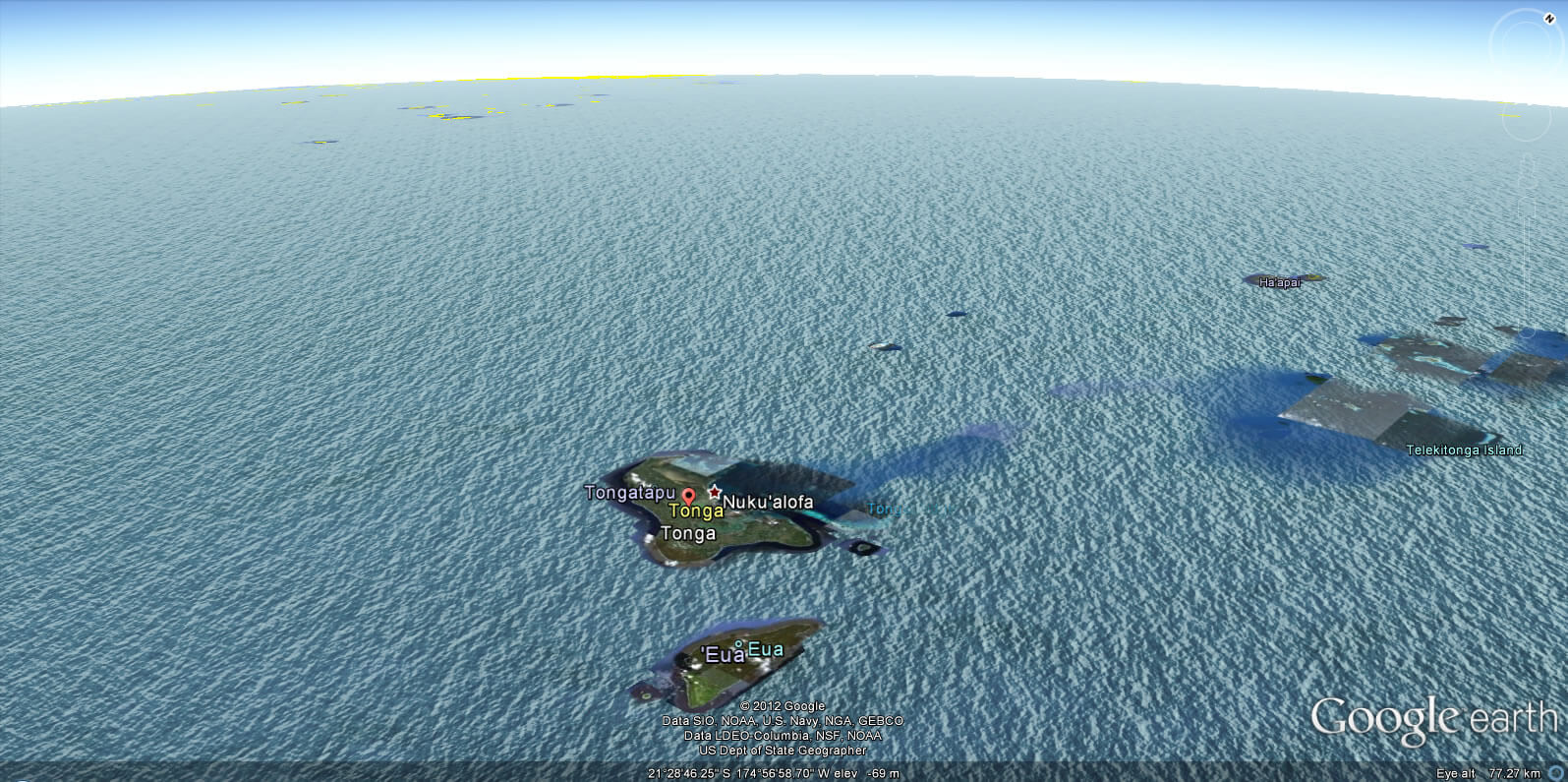 Tonga Map and Tonga Satellite Images