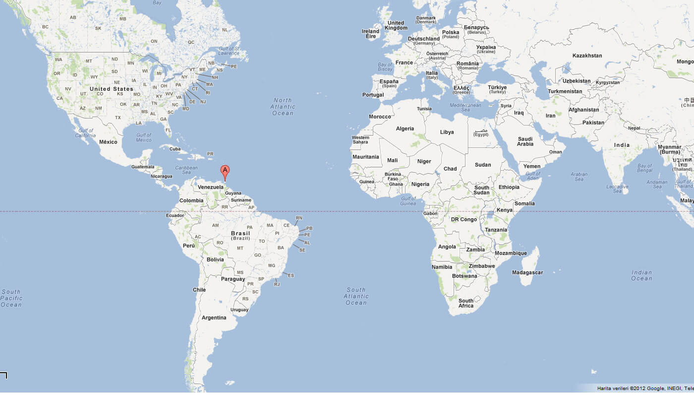 Trinidad and Tobago Map - Trinidad and Tobago