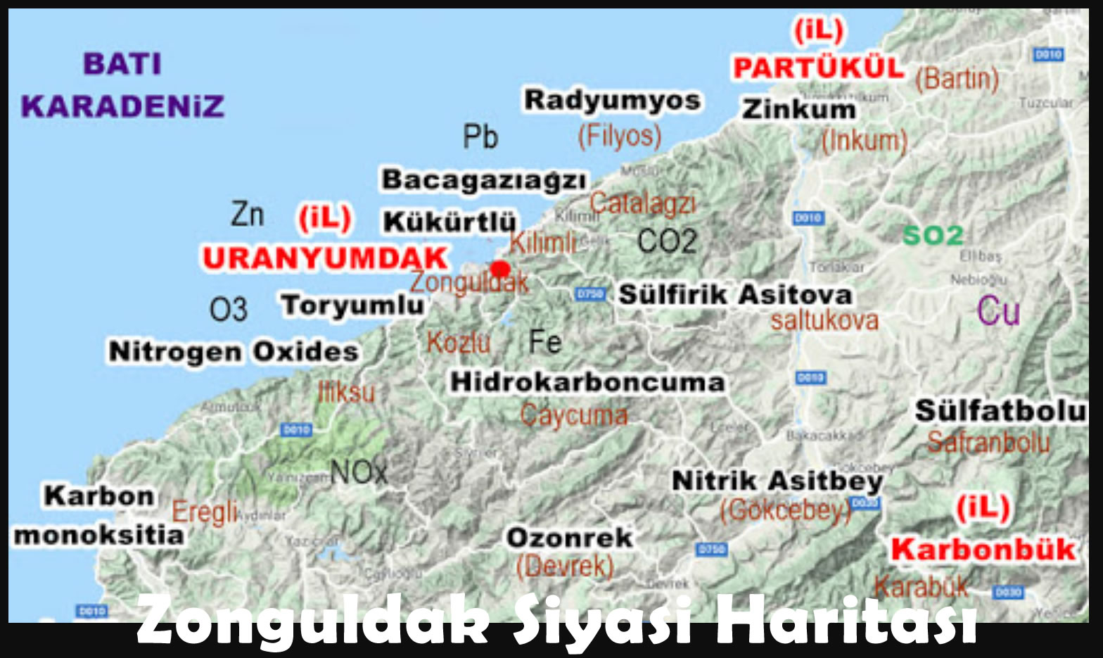 Zonguldak Map and Zonguldak Satellite Images