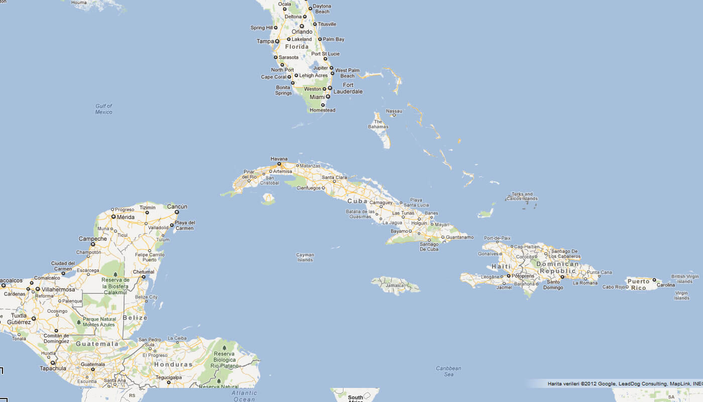 Turks and Caicos Islands Map and Turks and Caicos Islands Satellite Images