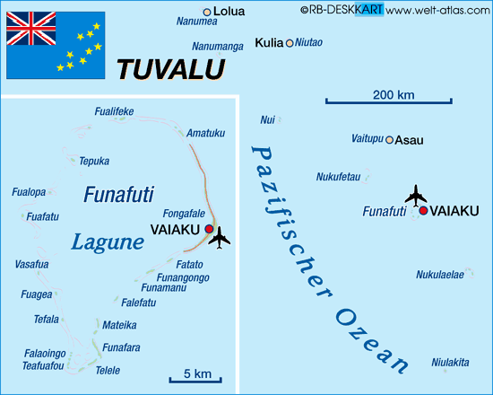 Tuvalu Map - Tuvalu