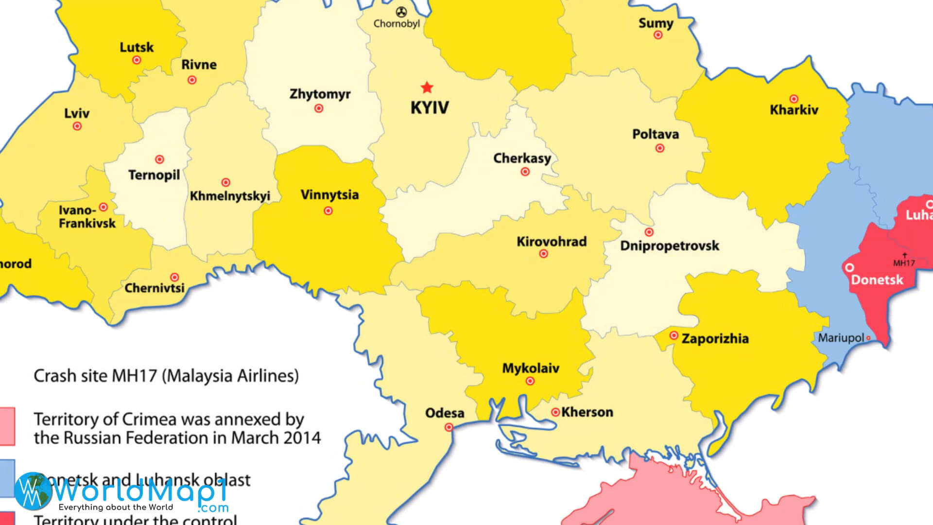 Kharkiv Map - Ukraine