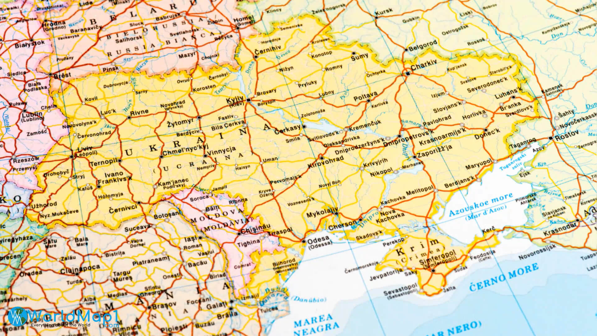 Lviv Map and Lviv Satellite Image