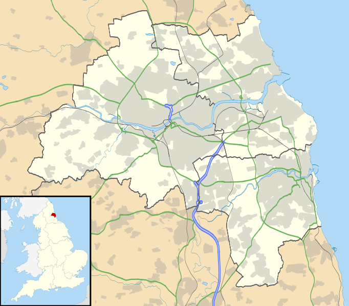 Gateshead Map and Gateshead Satellite Images