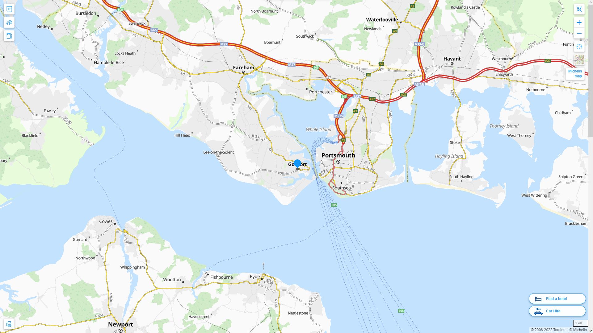 Gosport Map and Gosport Satellite Images