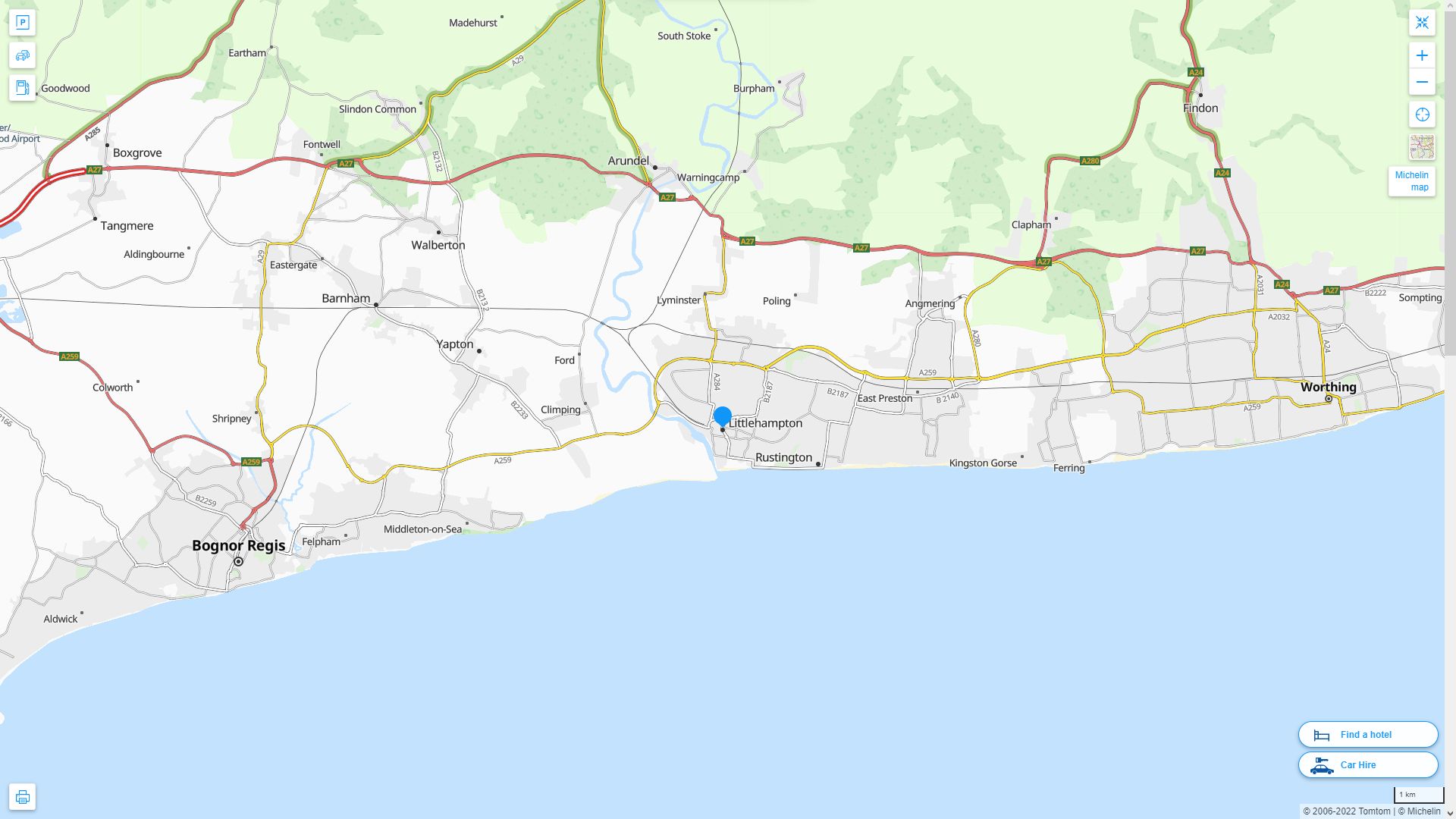 Littlehampton Map and Littlehampton Satellite Images
