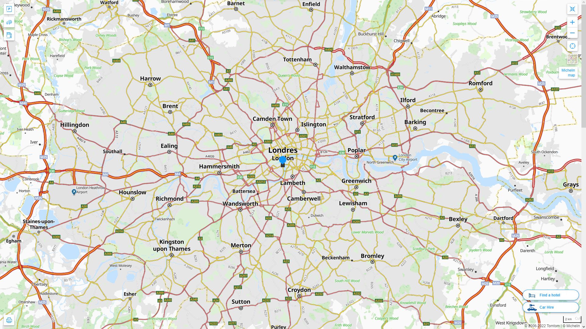 London Map and London Satellite Images
