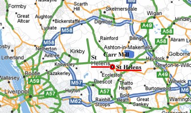 St Helens Map and St Helens Satellite Images