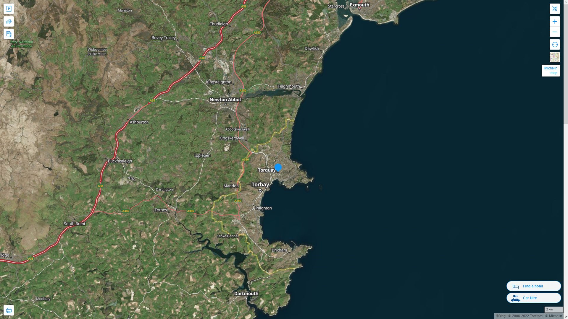 Torquay Map and Torquay Satellite Images