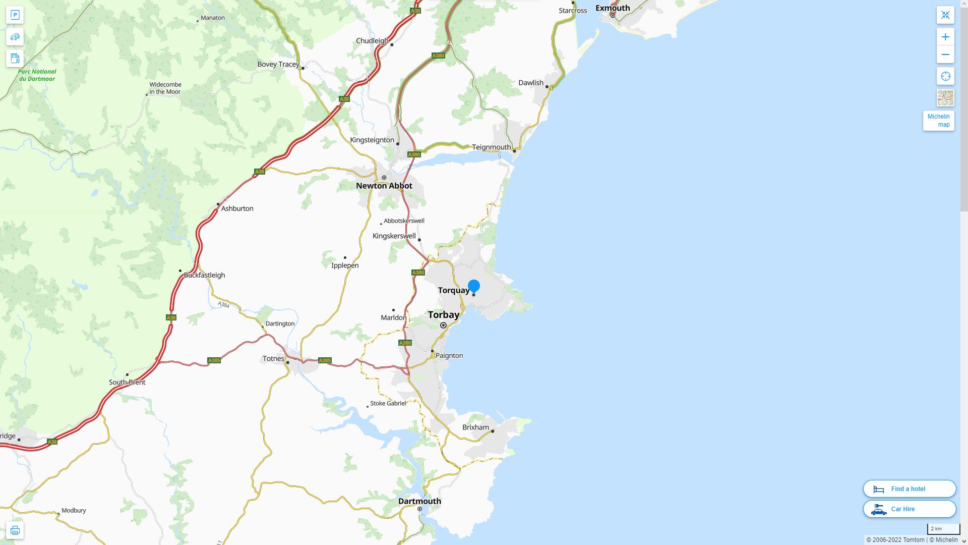 Torquay Map and Torquay Satellite Images