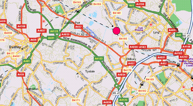 West Bromwich Map and West Bromwich Satellite Images