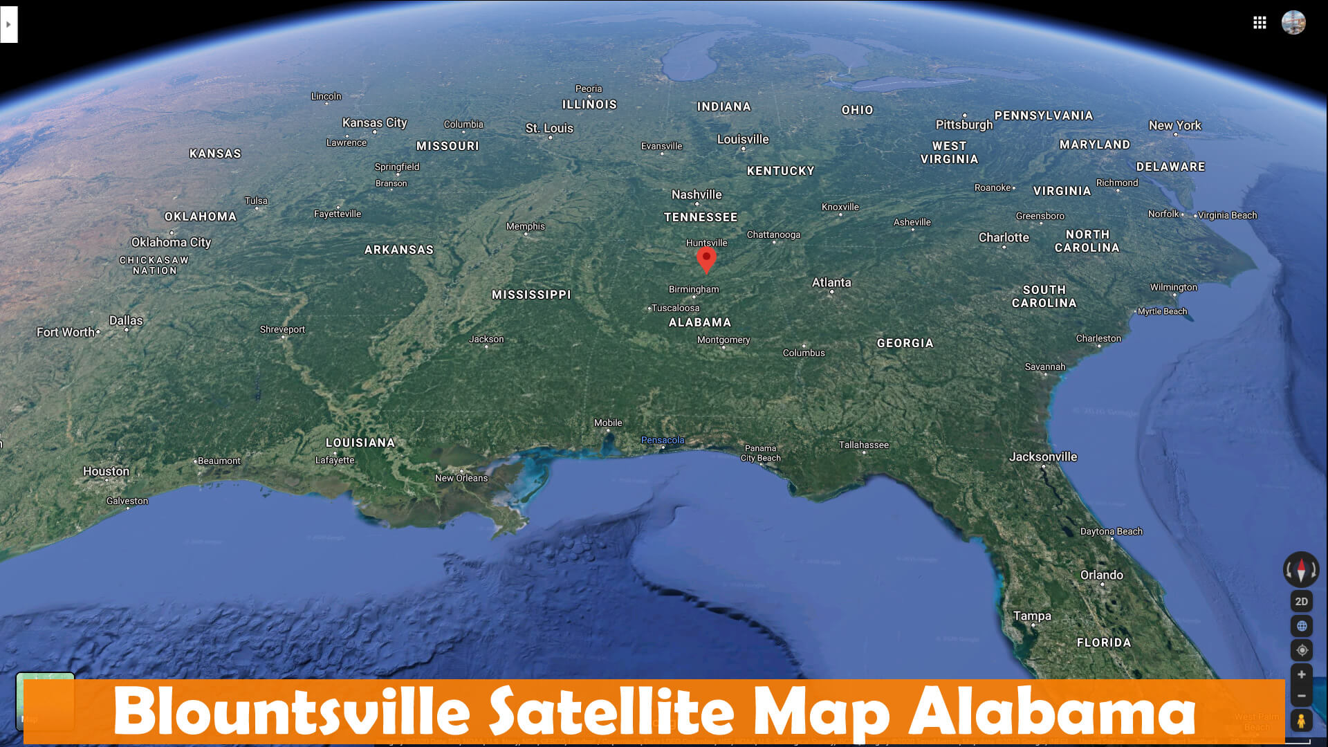 Blountsville Alabama Map and Blountsville Alabama Satellite Image